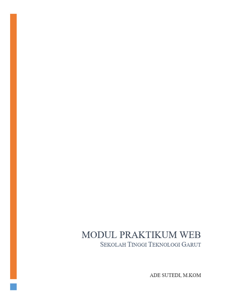 Modul Praktikum Web Rev | PDF