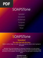 SOAPSTone Analysis Chart | PDF | Language Arts & Discipline | General ...