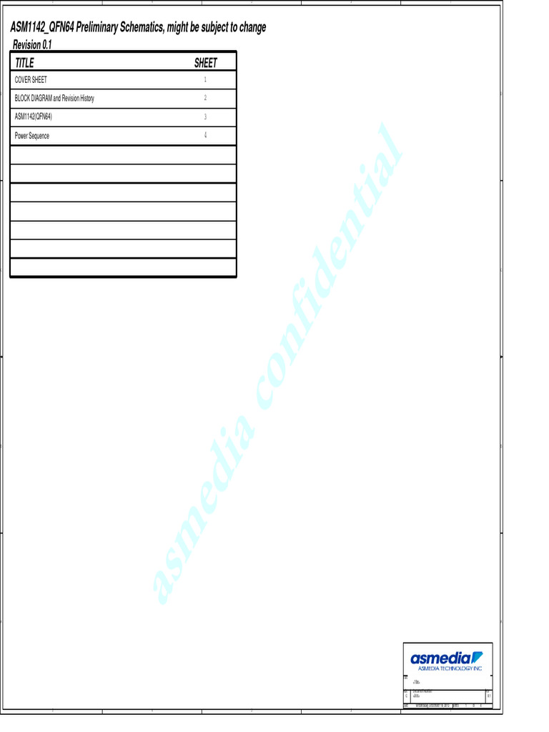 Asm1142 Reference Schematic r01 | PDF | Usb | Manufactured Goods