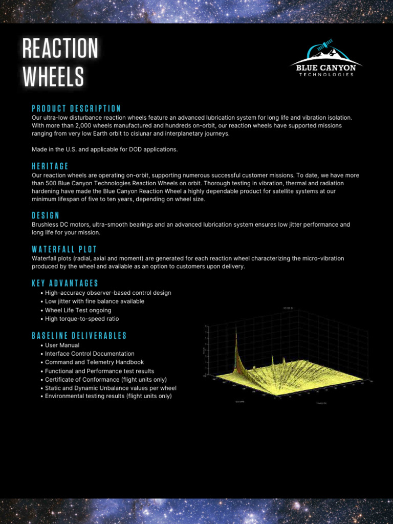 Advanced Reaction Wheels for Satellites | PDF | Spacecraft | Flight
