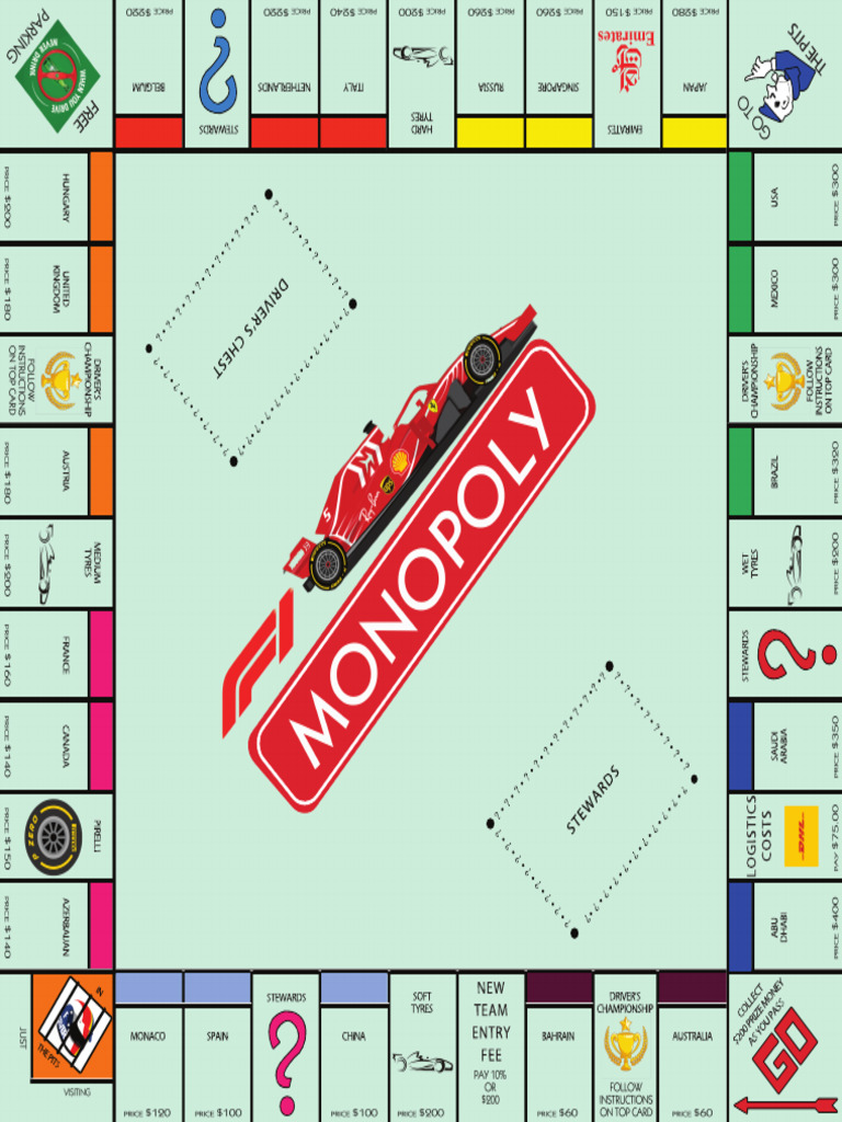 f1 Monopoly | PDF
