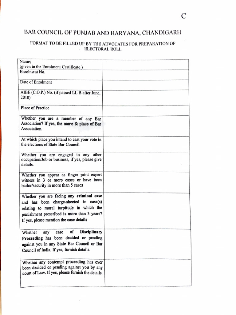 C Form | PDF | Justice | Crime & Violence