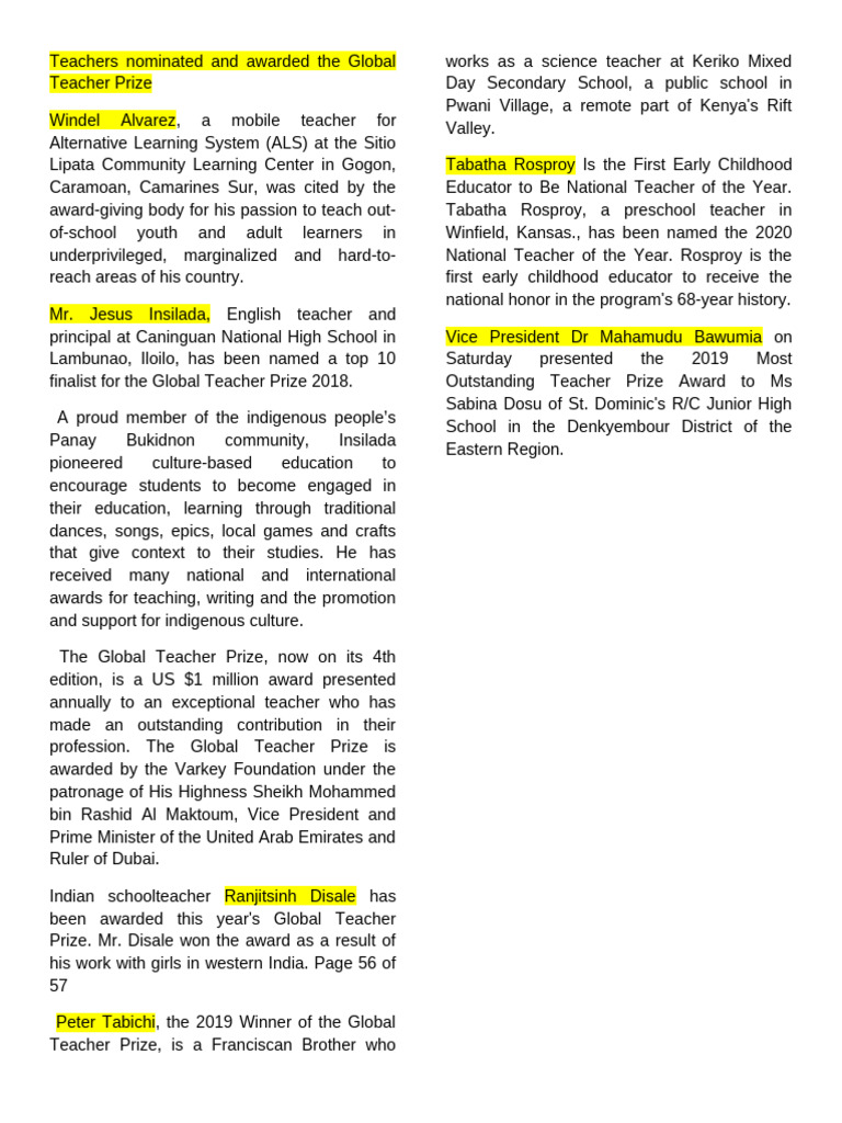 ttp finals (2) | PDF | Teachers | United Arab Emirates