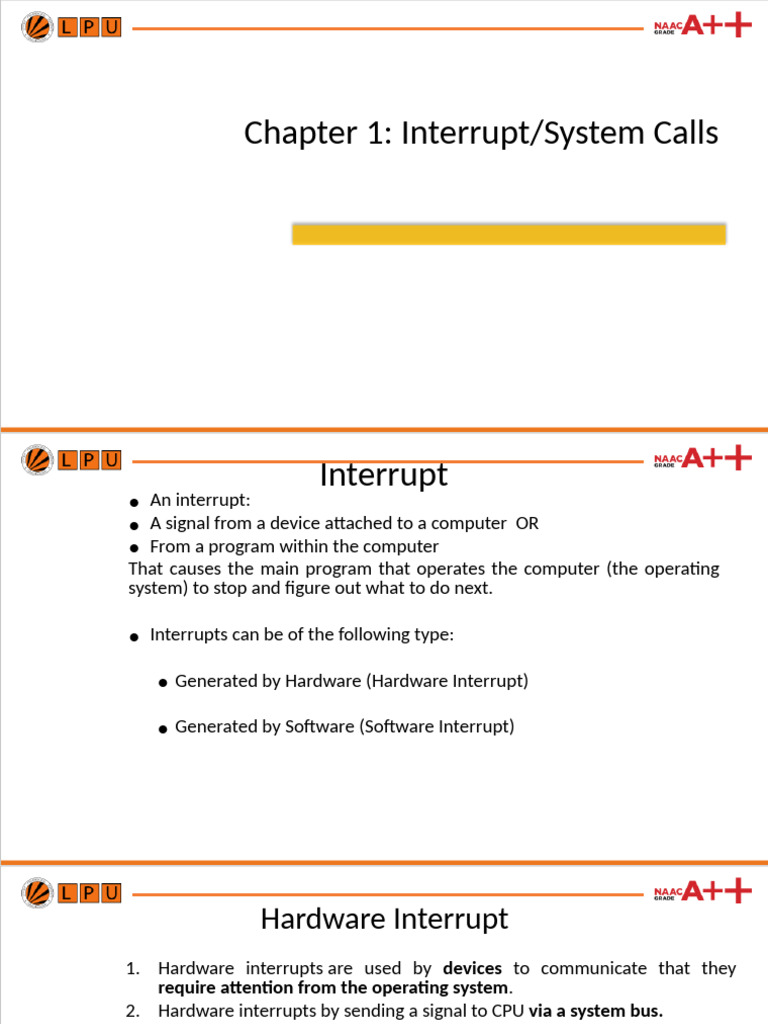 Unit1 CSE316 System Calls 24252 | PDF | Operating System | Input/Output