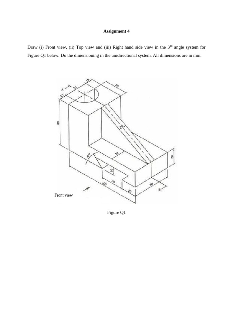 Assignment 4 Orthographic | PDF