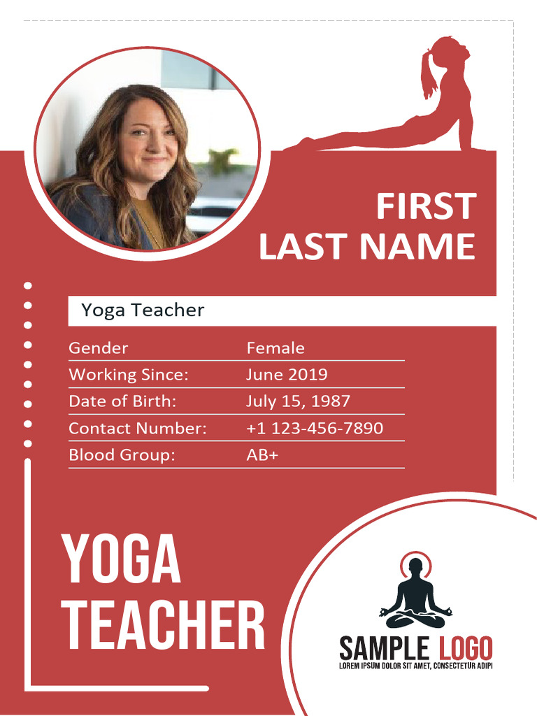 Female Yoga Teacher Profile 2019 | PDF
