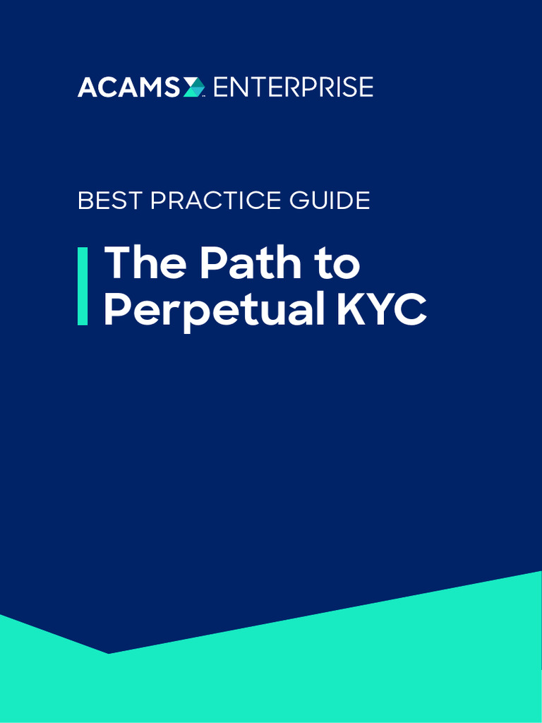 Best Practice Guide - Perpetual KYC | PDF | Regulatory Compliance | Risk