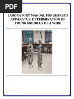 Young - S Modulus by Searle - S Method | PDF | Deformation (Engineering ...