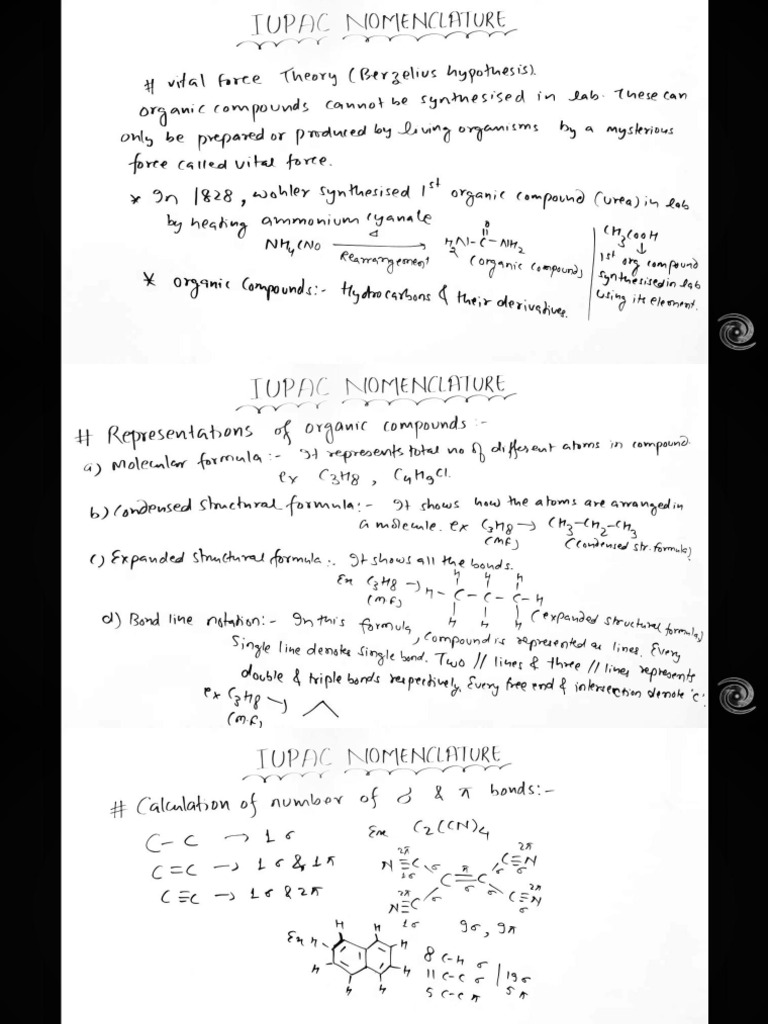 1. IUPAC Nomenclature | PDF | Organic Chemistry | Chemistry