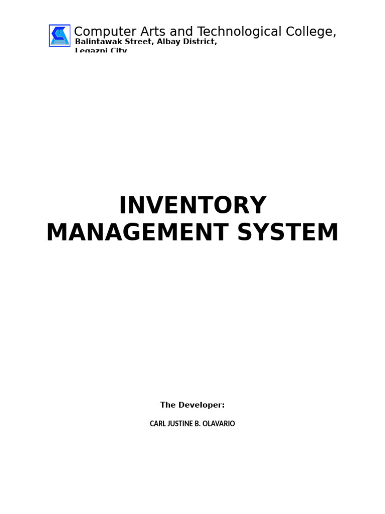 Inventory Management Ssystem | PDF | Inventory | Data Structure