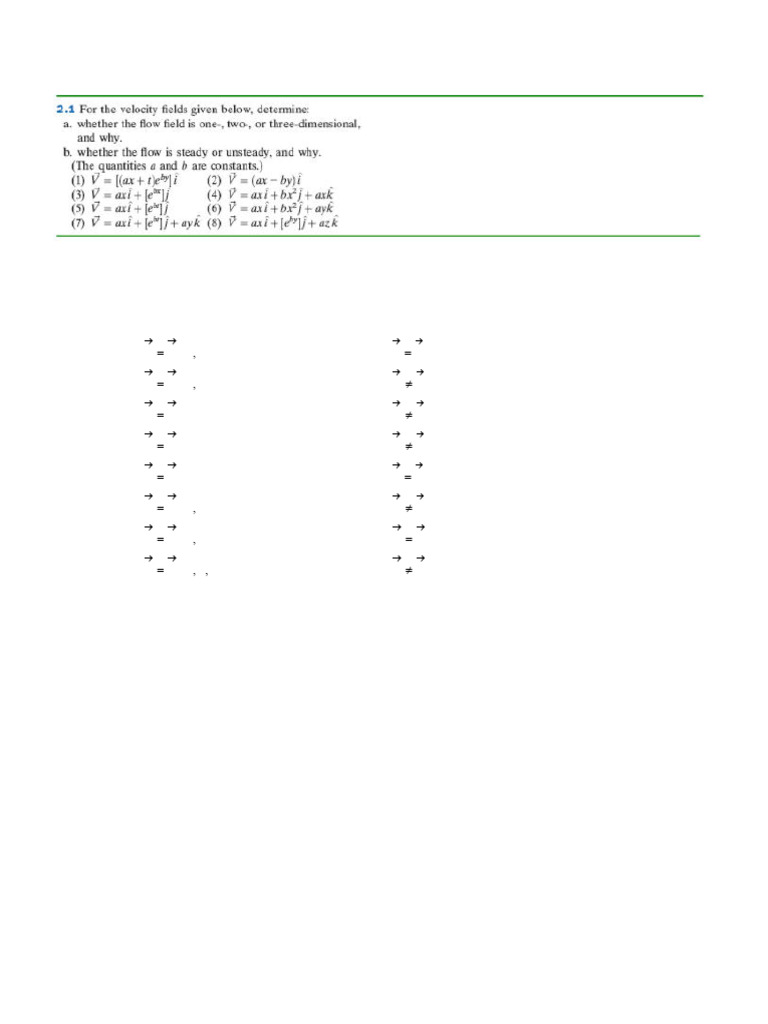 Solutions For Exercises in Fluid Mechanics (8th Edition, SI Version, by ...