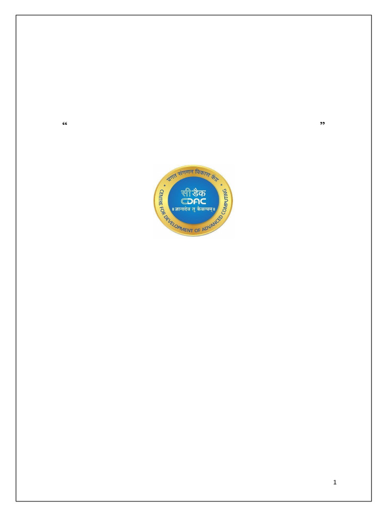 CDAC Sample Project Minor | PDF | Digital Forensics | Computer Forensics