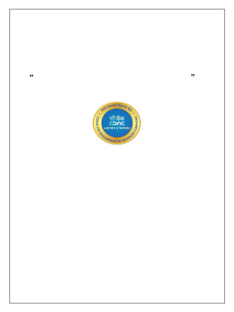 CDAC Sample Project Main | PDF | Security | Computer Security