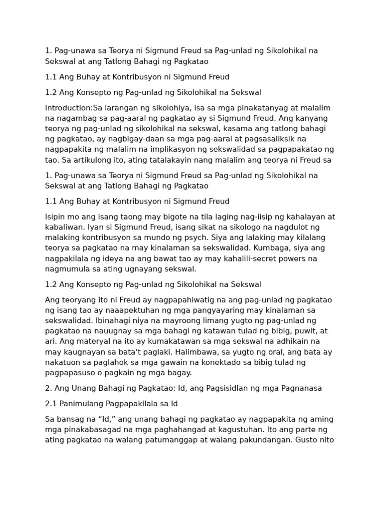 Frued T | PDF