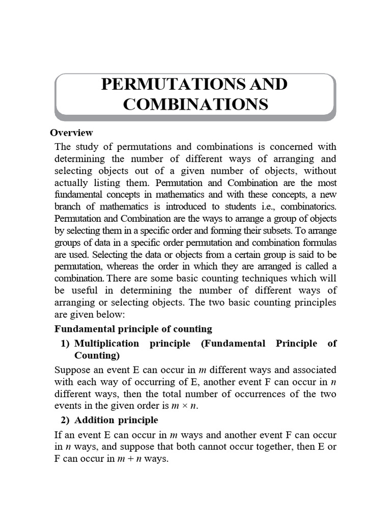 Jasim Maths Bsc | PDF | Permutation | Combinatorics