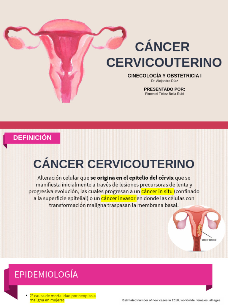 Cáncer Cervicouterino | PDF | Cáncer de cuello uterino | Medicina