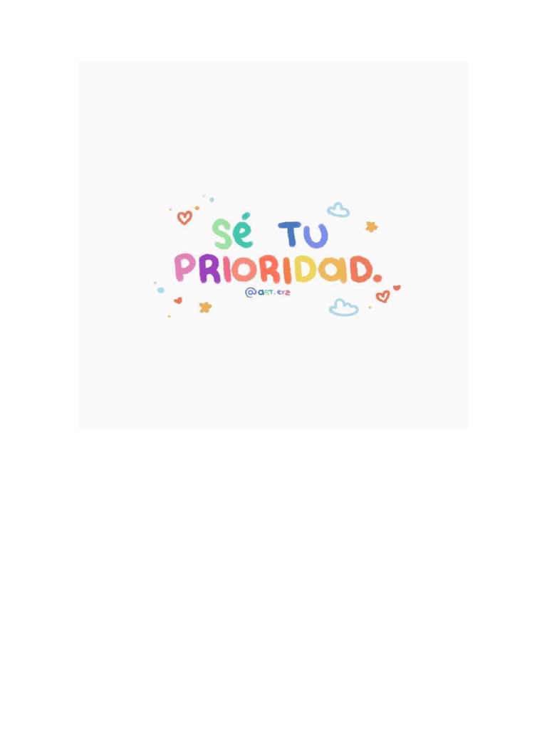 Se Tu Prioridad | PDF