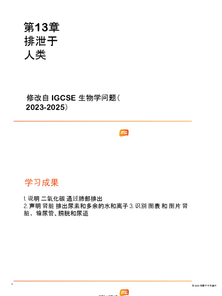 Translated Copy of Qianyi Zhang - 13 Excretion in Humans (Student) | PDF