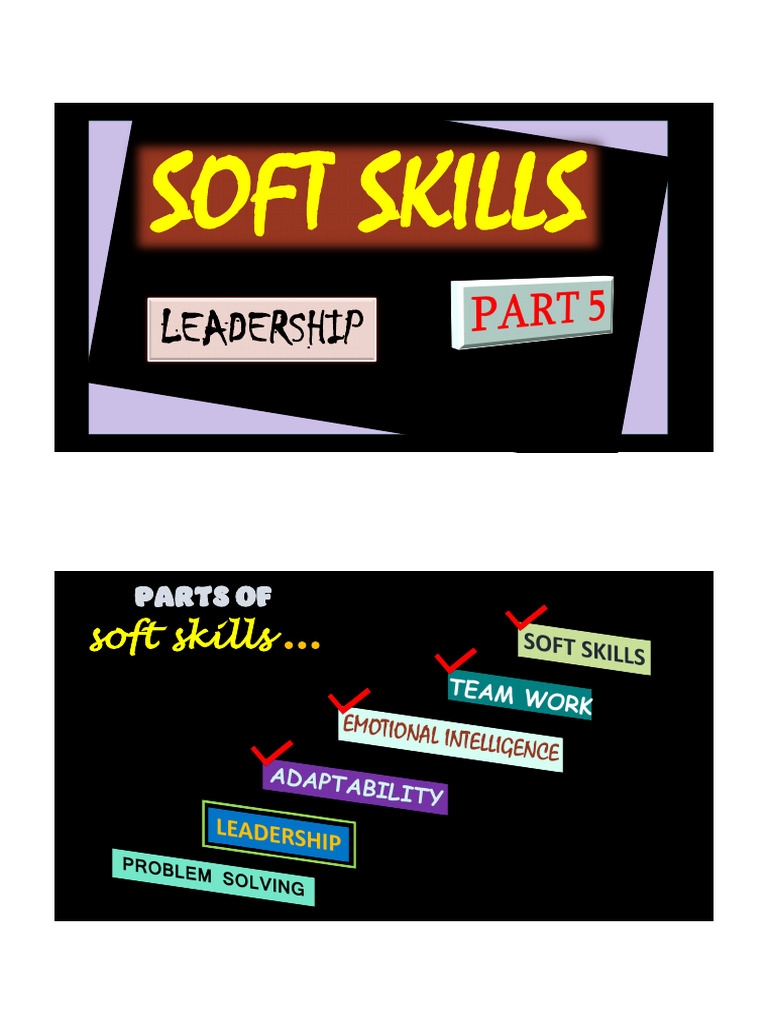 Soft Skills Leadership Part 5 | PDF | Leadership | Social Psychology