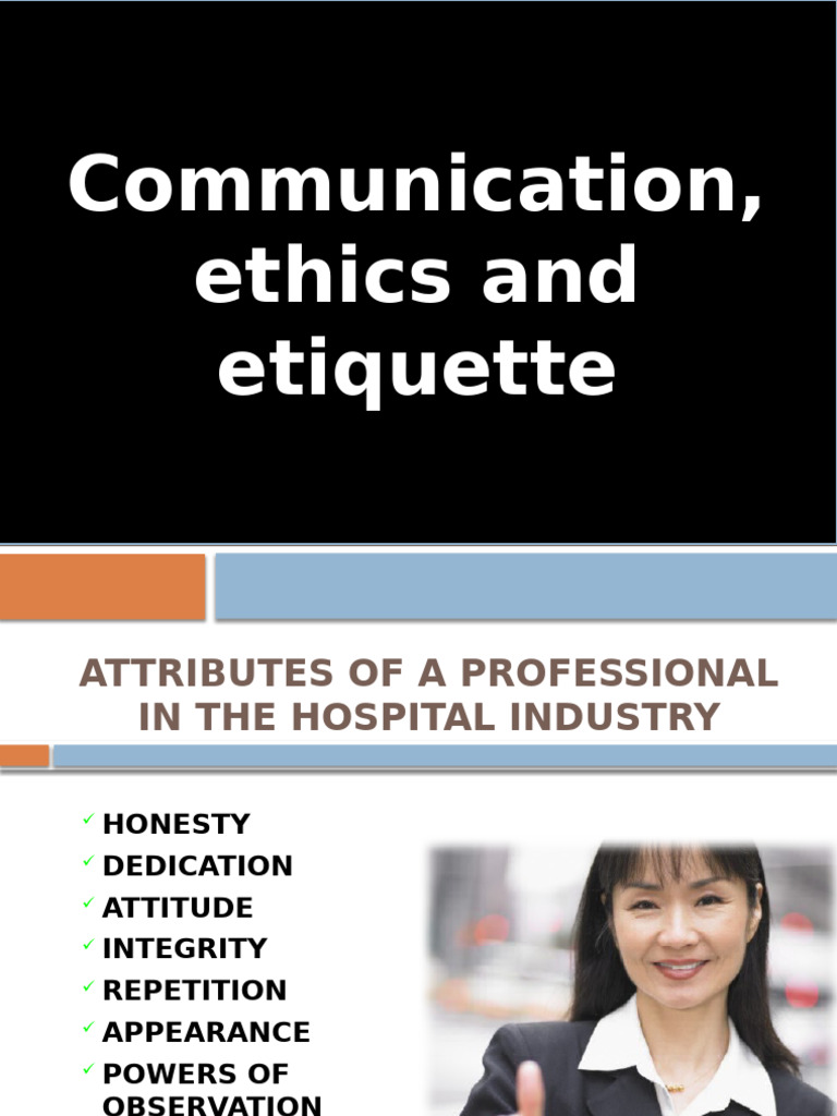 Day 1 - Communication & Ethics | PDF | Integrity | Telephone