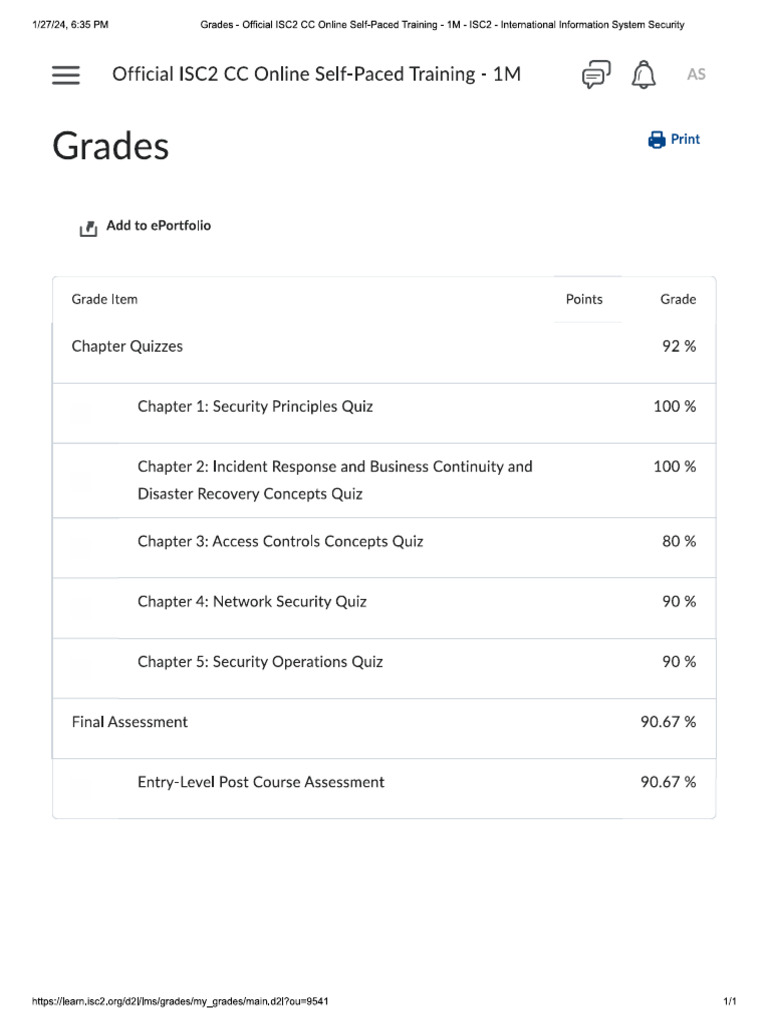 ISC2 Assessment Report | PDF