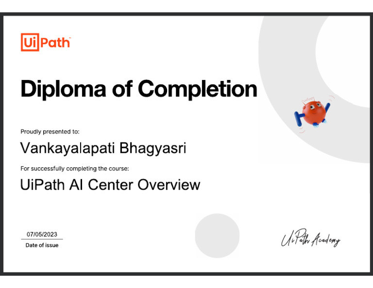 UiPath AI center overview | PDF