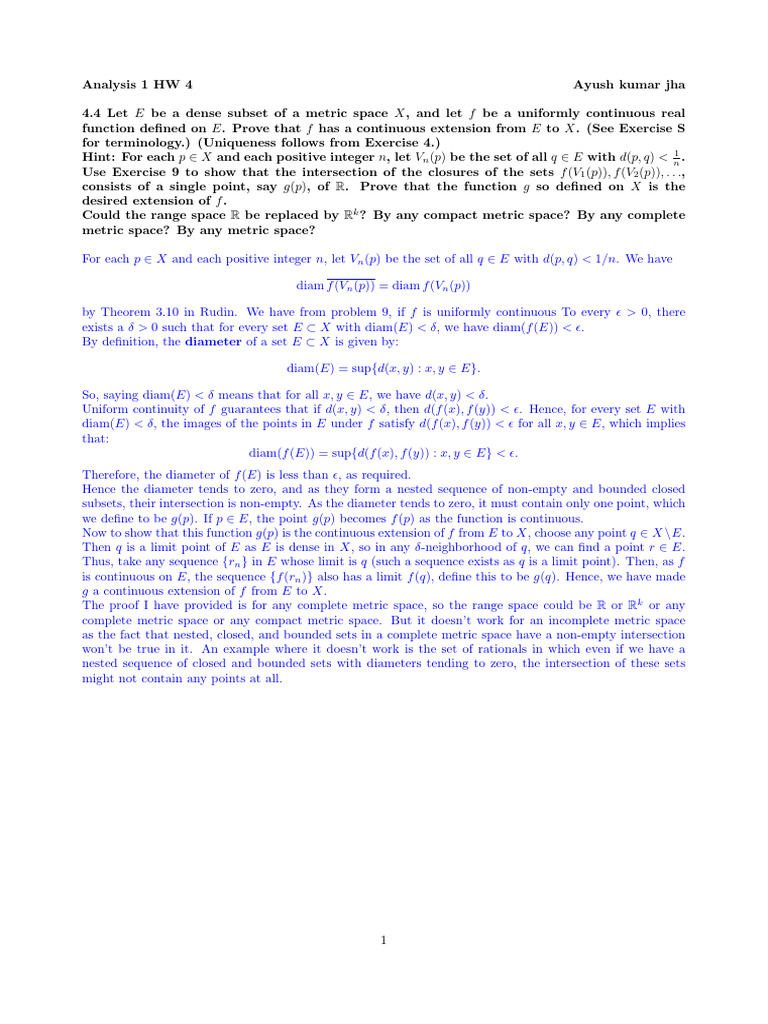 myproject | PDF | Calculus | Analysis