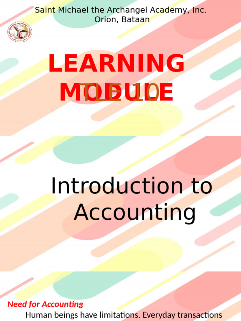 INTRODUCTION OF ACCOUNTING (TLE 10) | PDF | Cash | Credit Card
