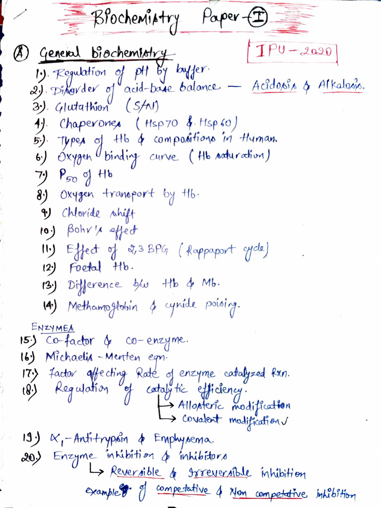 biochemistry marking | PDF | Molecular Genetics | Structural Biology