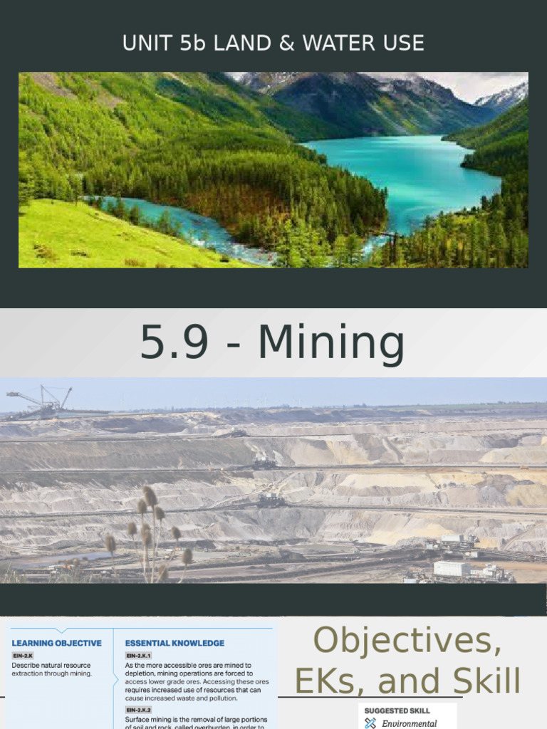 Apes+Unit+5+Ppt+Spring+Semester | PDF | Mining | Surface Runoff