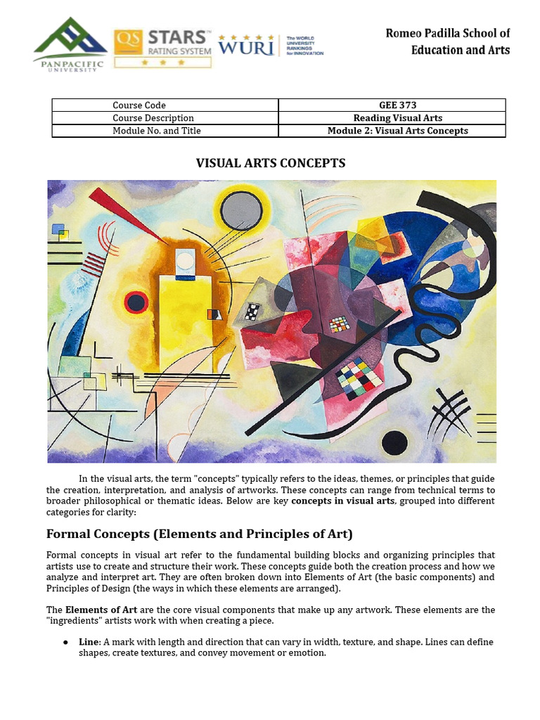 GEE 373 Module 3 | PDF | Composition (Visual Arts) | Shape