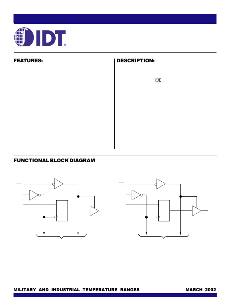 Fast CMOS 16-Bit Register Overview | PDF | Cmos | Electrical Circuits