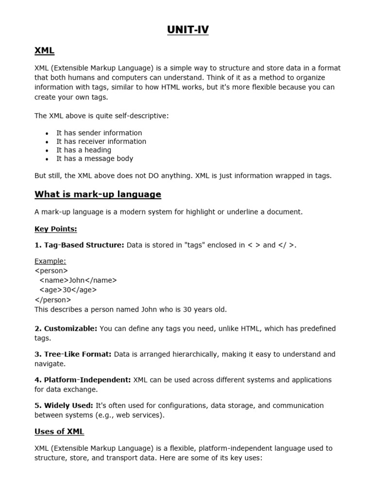 IWT unit-IV | PDF | Xslt | Php
