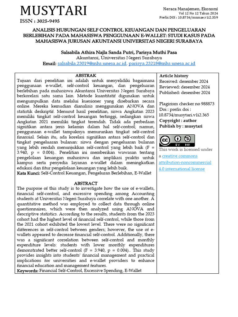 Data Self Contrl Iii | PDF