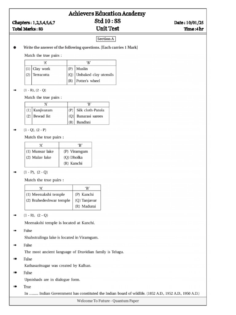 10th Gseb Board | PDF