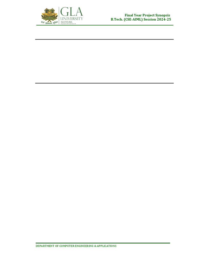 Synopsis AIML(1) | PDF | Machine Learning | Computing