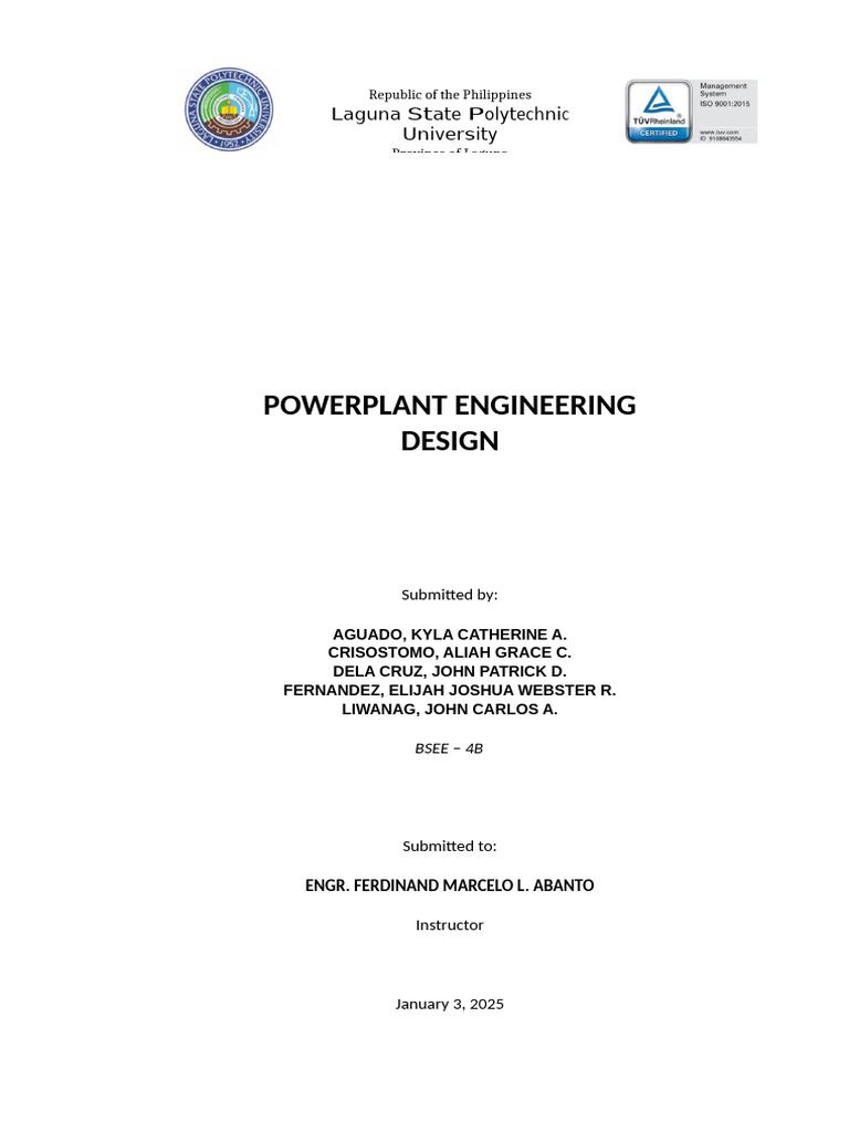 Hydroelectric Power Plant Design | PDF | Electric Power Transmission ...