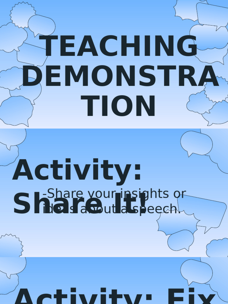 Gradient Speech Bubbles Variant Blue | PDF | Science | Teachers
