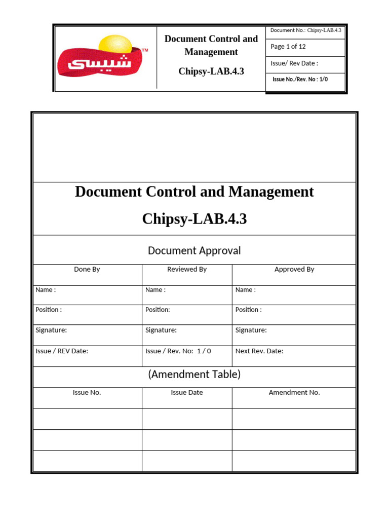 Document Control Management Guide | PDF | Specification (Technical ...