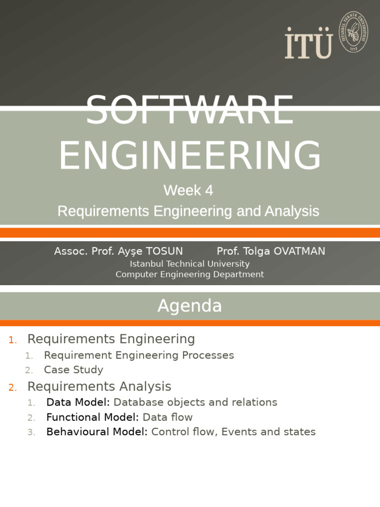 04-Requirements Engineering and Analysis | PDF | Conceptual Model | Data Model