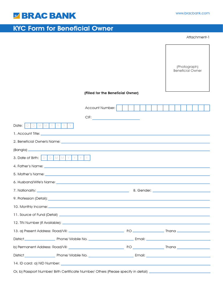 Beneficial Owner Form | PDF