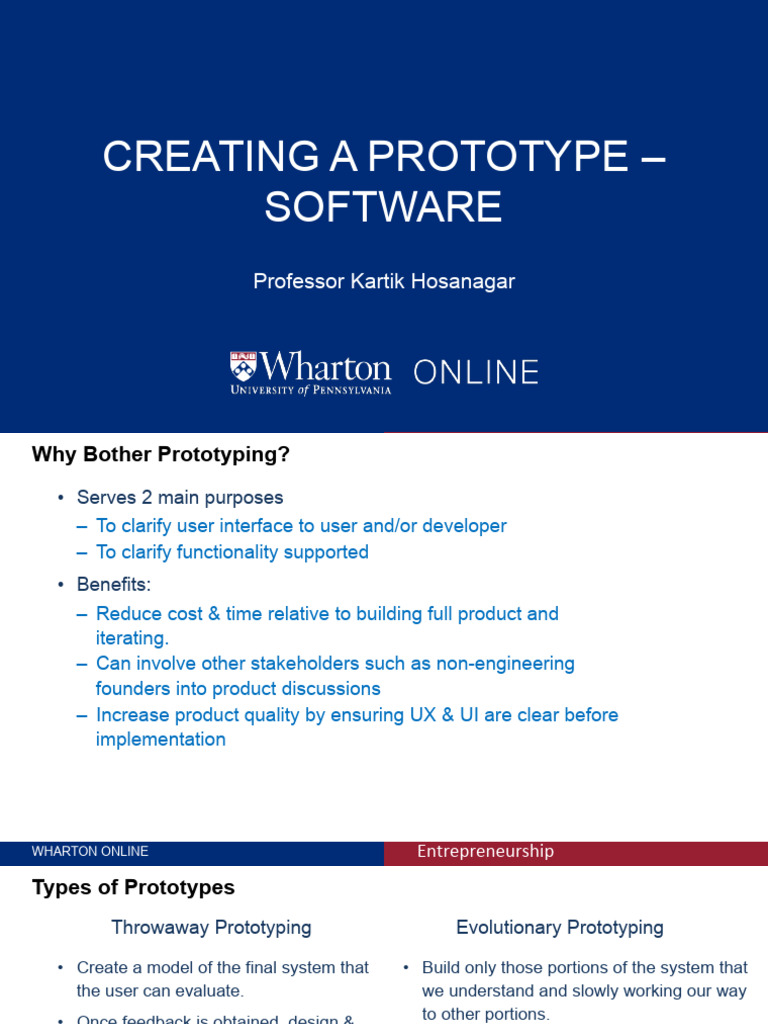 Software Prototyping Guide | PDF | Software Prototyping | Prototype