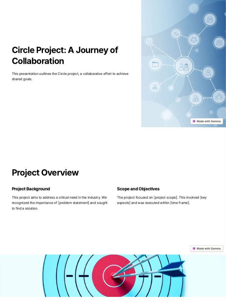Circle Project A Journey of Collaboration | PDF | Goal | Innovation