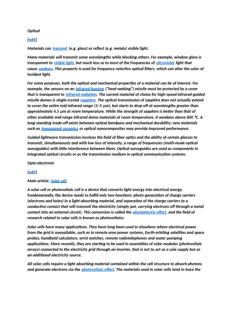 optical | PDF | Solid State Chemistry | Materials Science
