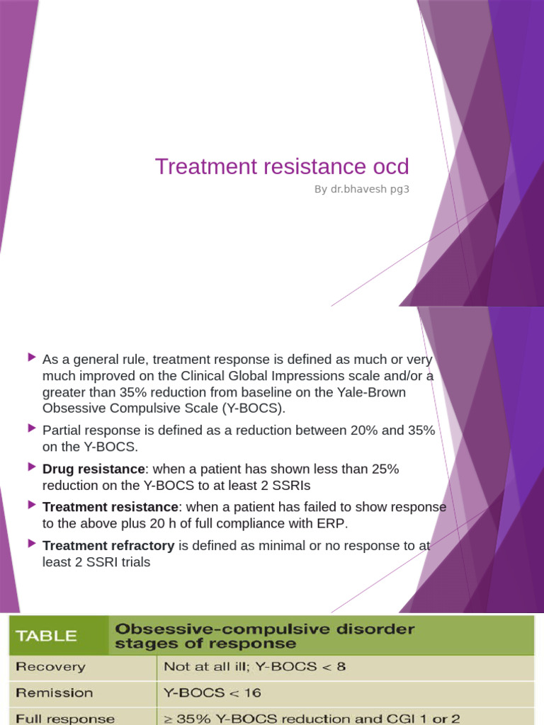 OCD Treatment Resistance | PDF | Selective Serotonin Reuptake Inhibitor | Deep Brain Stimulation