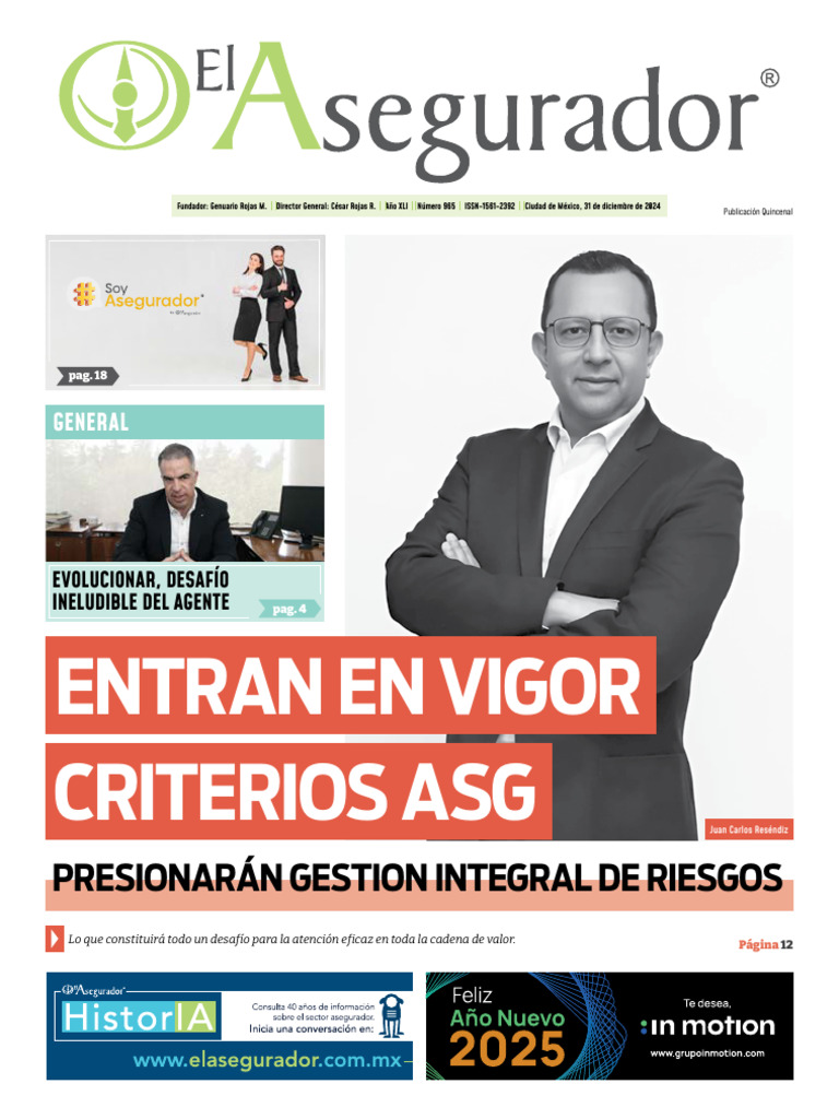 El Asegurador, 31 Dic 2024 | PDF | Inteligencia artificial | Inteligencia (IA) y semántica
