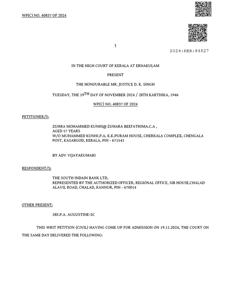 Document (1) | PDF | Writ | Courts