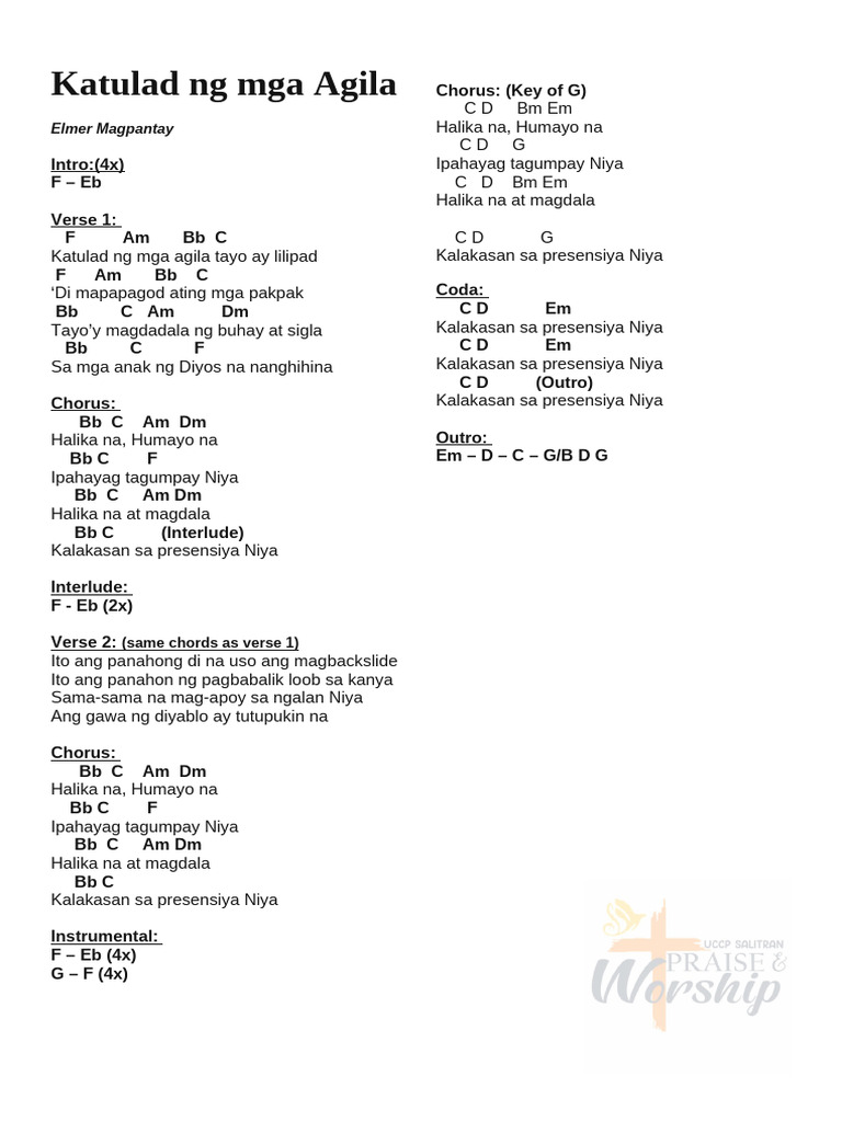 Katulad NG Mga Agila | PDF