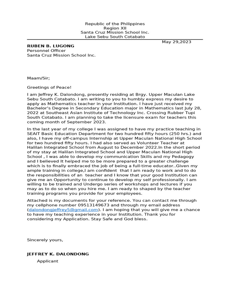 RUBEN B | PDF | Teachers | Learning