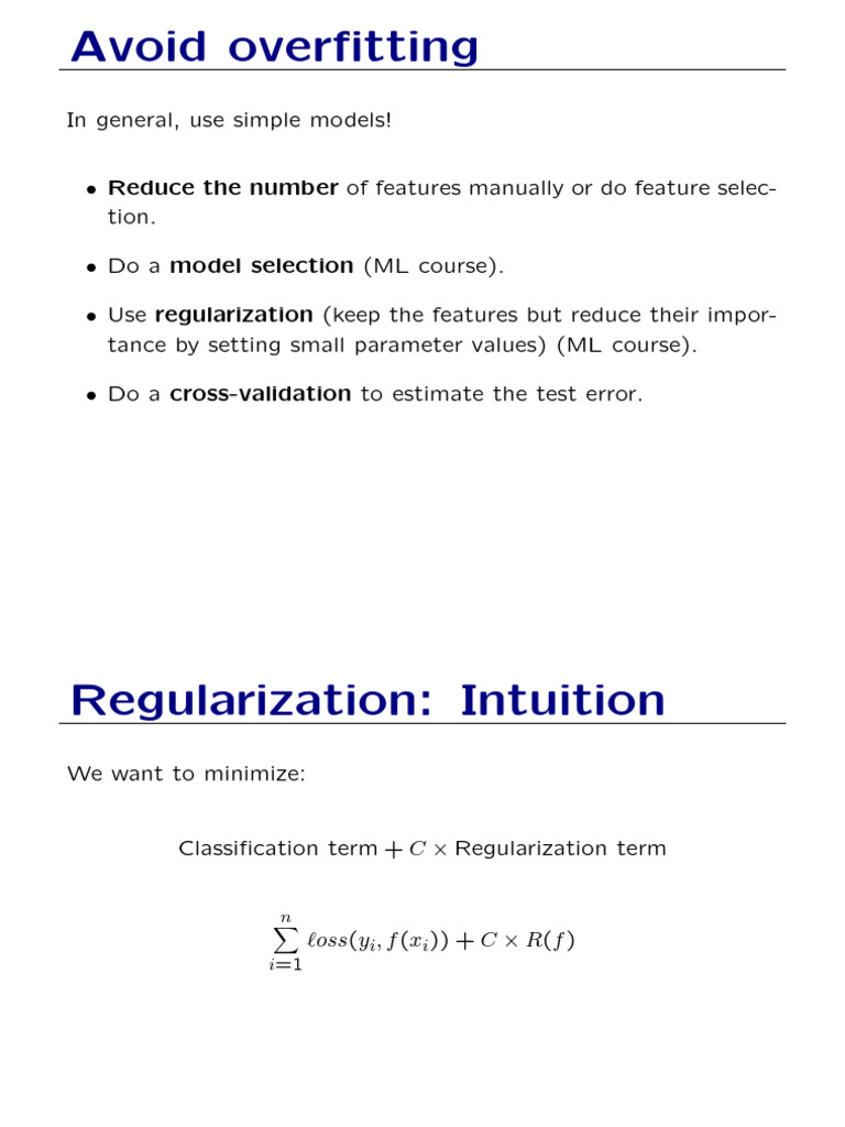 Machine Learning Concepts Part 6 | PDF